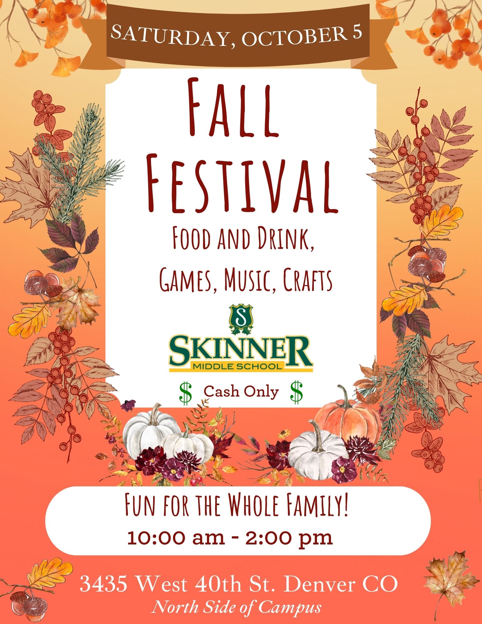 Skinner Middle School » Skinner Fall Festival